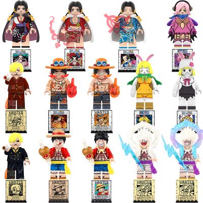 China Sanji One Piece Minifigures Boa Hancock Anime Collectible Figures Display Collection Set for sale
