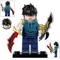 China Solo Leveling Sung Jin-woo Anime Building Blocks Anime Characters GB Standard for sale