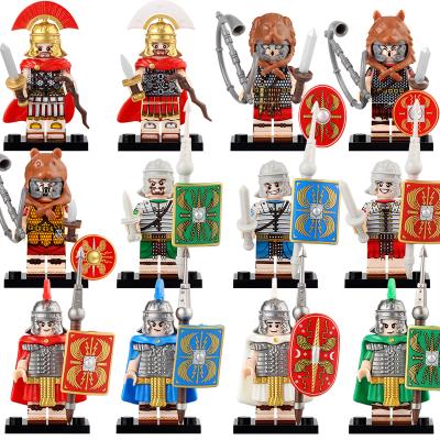 China Roman Centurion Castle Knight Minifigures Medieval Castle Historical Legion Figures Collection for sale