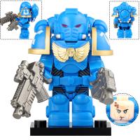 China Customizable 40K Warhammer Fantasy Ultramarines Blood Angels Space Marine Minifigures Set for sale