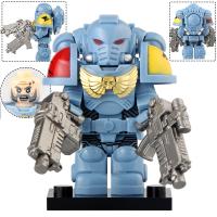 China Customizable 40K Warhammer Fantasy Ultramarines Blood Angels Space Marine Minifigures Set for sale