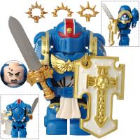 China Detailed WarHammer Minifigures Imperial Fists Sword Guard Veteran Minifigures Building Blocks Pack for sale