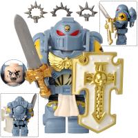 China Detailed WarHammer Minifigures Imperial Fists Sword Guard Veteran Minifigures Building Blocks Pack for sale