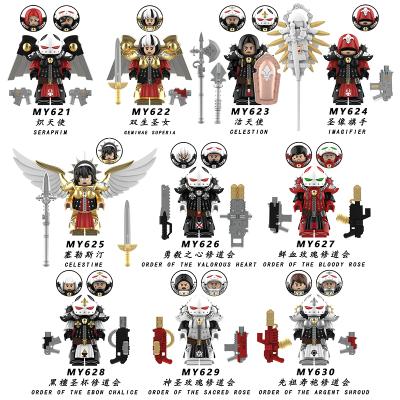 China WarHammer Minifigures 40K Sisters Battle Adepta Sororitas Minifigures Building Blocks Exclusive Pack for sale