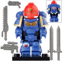 China Collectible WarHammer Minifigures 40K Space Marine Sisters Battle Minifigures Building Blocks Set for sale