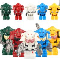 China Raven Guard Warhammer Minifigures Space Wolves WarHammer 40K Minifigures Collectible Models Kit for sale