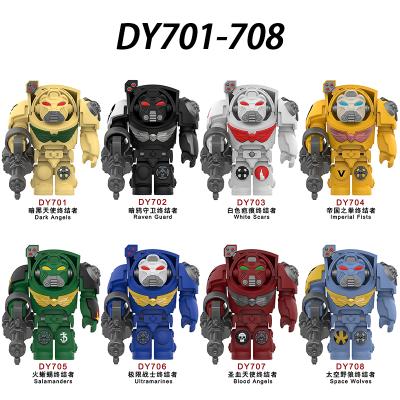 China Dark Angels Warhammer 40k Set Terminator Heavy Elite Minifigures Building Blocks for sale