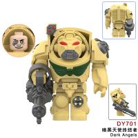 China Dark Angels Warhammer 40k Set Terminator Heavy Elite Minifigures Building Blocks for sale
