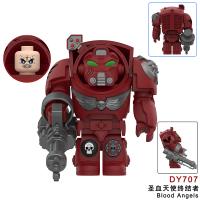 China Dark Angels Warhammer 40k Set Terminator Heavy Elite Minifigures Building Blocks for sale