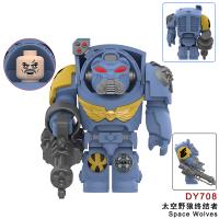 China Dark Angels Warhammer 40k Set Terminator Heavy Elite Minifigures Building Blocks for sale
