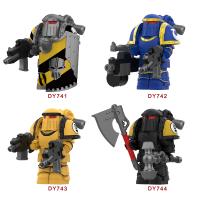 China Iron Warriors Warhammer 40K MK3 Power Armor Space Marine Minifigures Building Blocks Collection for sale
