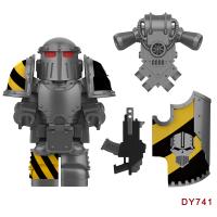China Iron Warriors Warhammer 40K MK3 Power Armor Space Marine Minifigures Building Blocks Collection for sale