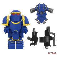 China Iron Warriors Warhammer 40K MK3 Power Armor Space Marine Minifigures Building Blocks Collection for sale