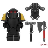 China Iron Warriors Warhammer 40K MK3 Power Armor Space Marine Minifigures Building Blocks Collection for sale