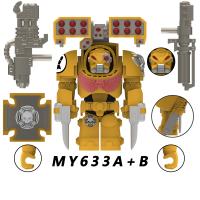 China Multi-Chapter WarHammer Minifigures 40K Terminator Squad Heavy Elite Minifigures Collectible Pack for sale