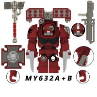 China Multi-Chapter WarHammer Minifigures 40K Terminator Squad Heavy Elite Minifigures Collectible Pack for sale