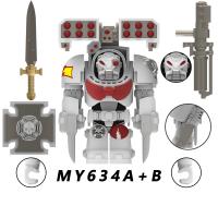 China Multi-Chapter WarHammer Minifigures 40K Terminator Squad Heavy Elite Minifigures Collectible Pack for sale