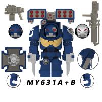 China Multi-Chapter WarHammer Minifigures 40K Terminator Squad Heavy Elite Minifigures Collectible Pack for sale