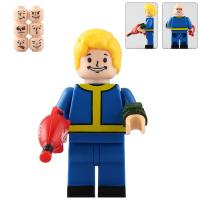 China Power Armor Vault Fallout Minifigures Atomic Cats Racing Shark Fallout Custom Minifigures Collection for sale