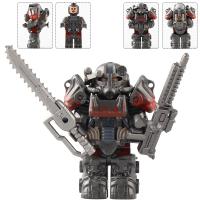 China Power Armor Vault Fallout Minifigures Atomic Cats Racing Shark Fallout Custom Minifigures Collection for sale