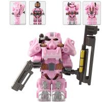 China Power Armor Vault Fallout Minifigures Atomic Cats Racing Shark Fallout Custom Minifigures Collection for sale