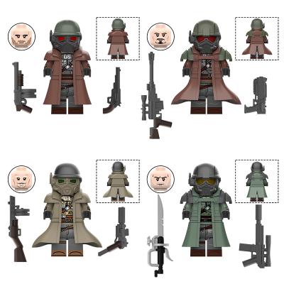 China NCR Ranger Squad Fallout Minifigures New Vegas Tactical Custom Building Block Collection for sale
