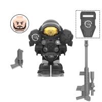 China Jim Raynor Game Minifigures Tychus Findlay StarCraft Terran Marine Building Blocks Game Collection for sale