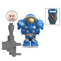 China Jim Raynor Game Minifigures Tychus Findlay StarCraft Terran Marine Building Blocks Game Collection for sale