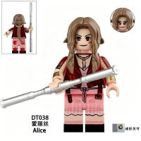 China DT8903 Final Fantasy VII Nanoblock Anime Tifa Zack Cloud Sephiroth Lockhart Building Blocks for sale