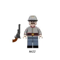 China American Civil War Army Minifigures Cavalry Infantry Custom Military Minifigures Collection for sale
