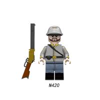 China American Civil War Army Minifigures Cavalry Infantry Custom Military Minifigures Collection for sale