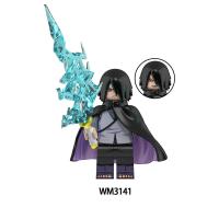 China ABS Custom Naruto Minifigures Anime Minifigures Uzumaki Uchiha Sasuke Building Blocks for sale