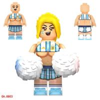 China Football Cheerleading Team Building Blocks Minifigures for sale