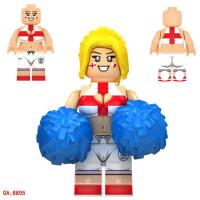 China Football Cheerleading Team Building Blocks Minifigures for sale