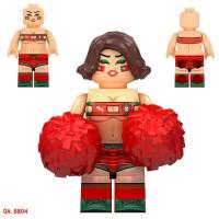 China Football Cheerleading Team Building Blocks Minifigures for sale