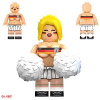 China Football Cheerleading Team Building Blocks Minifigures for sale