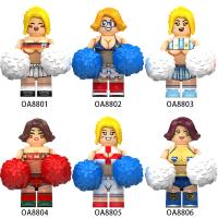 China Football Cheerleading Team Building Blocks Minifigures for sale