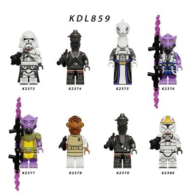 China Star Wars White-armored Clone Troopers Building Blocks Minifigures for sale