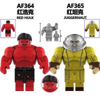China red Hulk Juggernaut Building Blocks Minifigures for sale