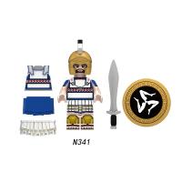 China Medieval Roman Armored Soldiers Building Blocks Minifigures for sale