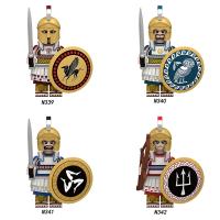 China Medieval Roman Armored Soldiers Building Blocks Minifigures for sale