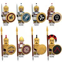 China Medieval Roman Armored Soldiers Building Blocks Minifigures for sale
