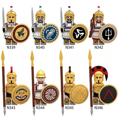 China Medieval Roman Armored Soldiers Building Blocks Minifigures for sale