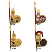 China Medieval Roman Armored Soldiers Building Blocks Minifigures for sale