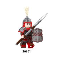 China Chinese Ancient Series Qin Dynasty Warriors Building Blocks Minifigures for sale