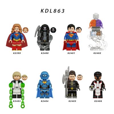 China Super Heroes Supergirl Rob Building Blocks Minifigures for sale