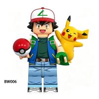 China Pokémon Ash Ketchum Pikachu Building Blocks Minifigures for sale