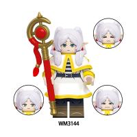 China Frieren: Beyond Journey's End ABS Material 4.5cm Size Anime Minifigures Compatible with LEGO Building Blocks for sale
