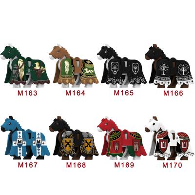 China Medieval Warhorse Building Blocks Minifigures for sale