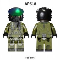 China Military Pilot Building Blocks Minifigures for sale